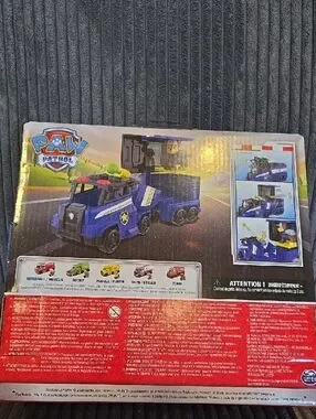 Paw Patrol | Toys | Paw Patrol Chase Blue Rescue Truck Playset With ...